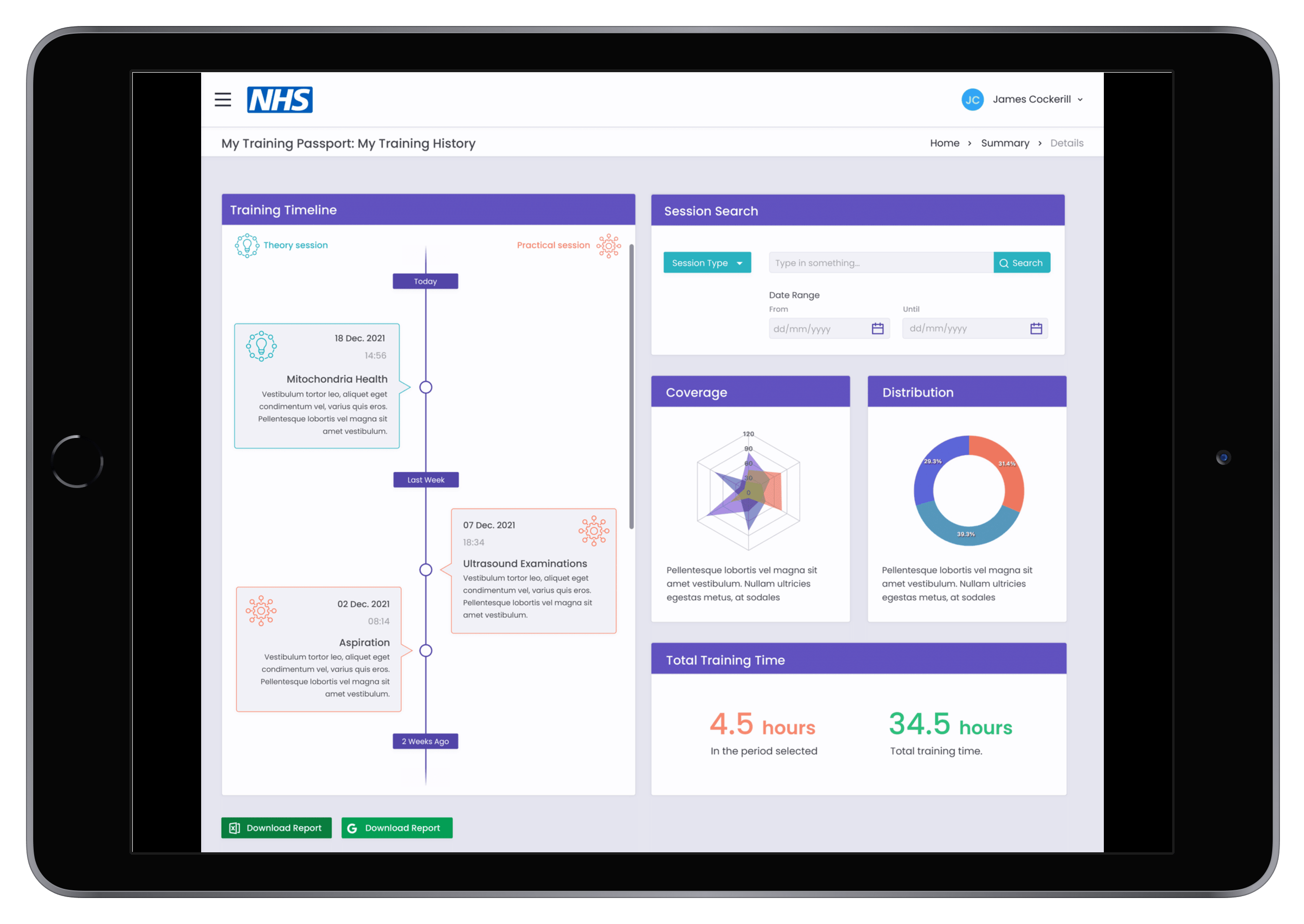 Training Passport - tsium software